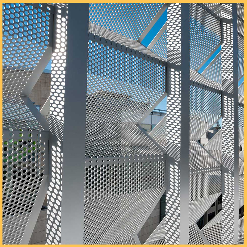 Perforated Aluminum & Stainless Security Screens